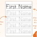 Name Tracing Custom Worksheet / Personalized First Name Tracing Name ...