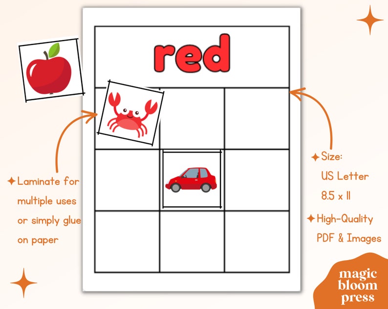 Color Sorting Activity Printable / Color Sorting Matching Activity ...