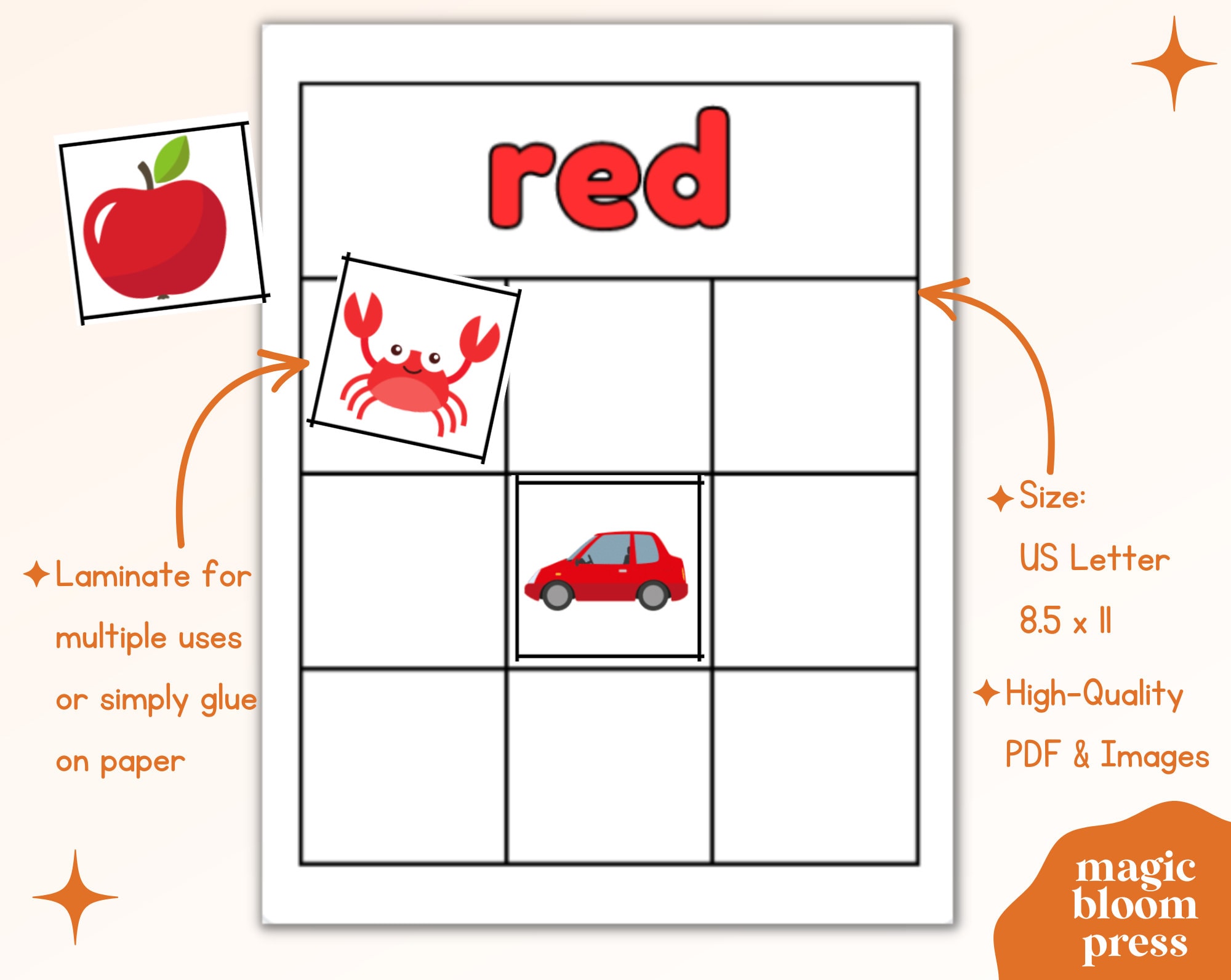 Color Sorting Activity Printable / Color Sorting Matching Activity ...