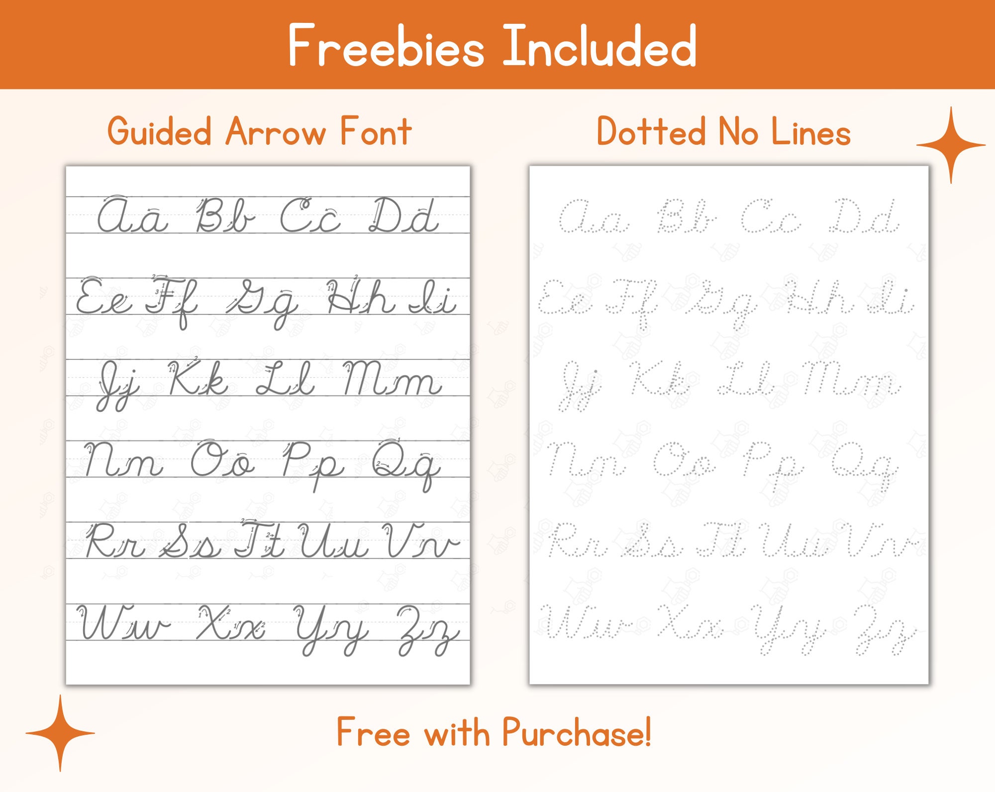 Cursive Alphabet Tracing Bundle / Printable Cursive Alphabet Tracing ...