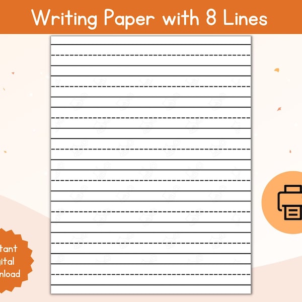 Lined Paper - Etsy