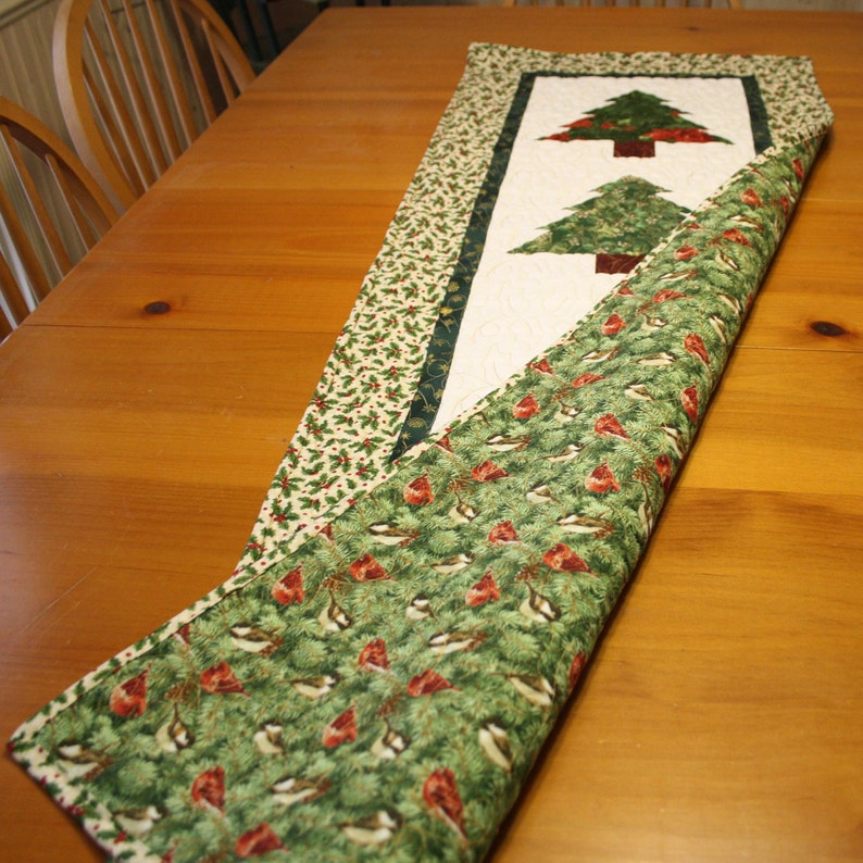 Christmas Tree Table Runner - Etsy