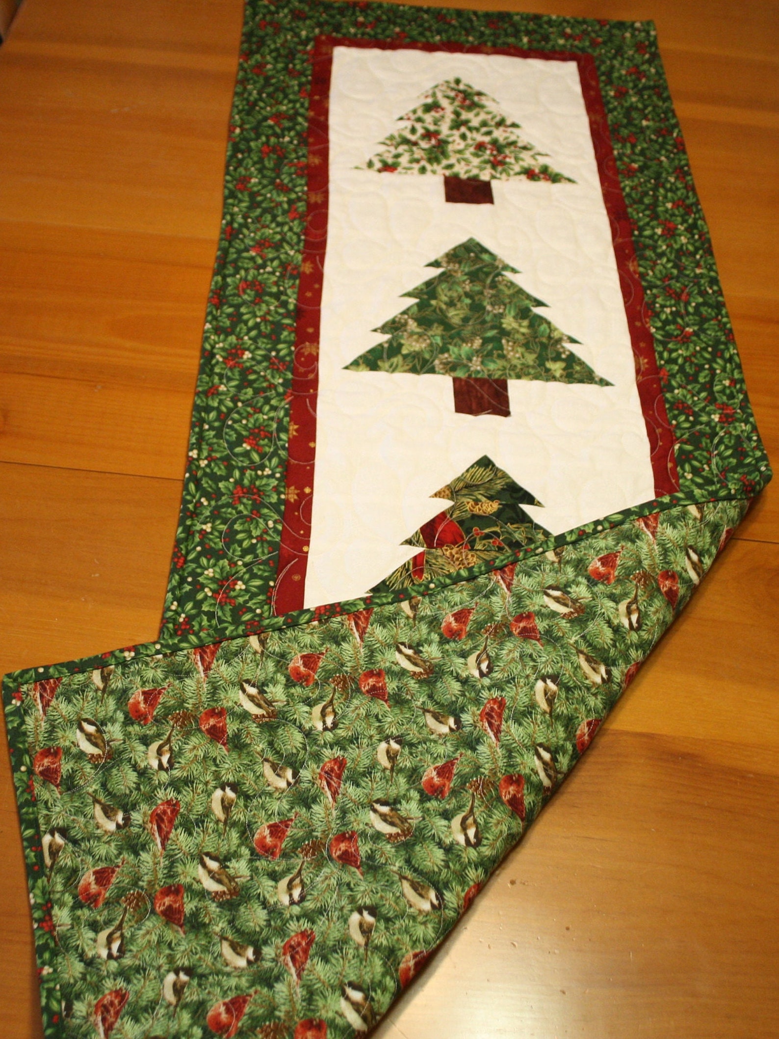 Christmas Tree Table Runner - Etsy