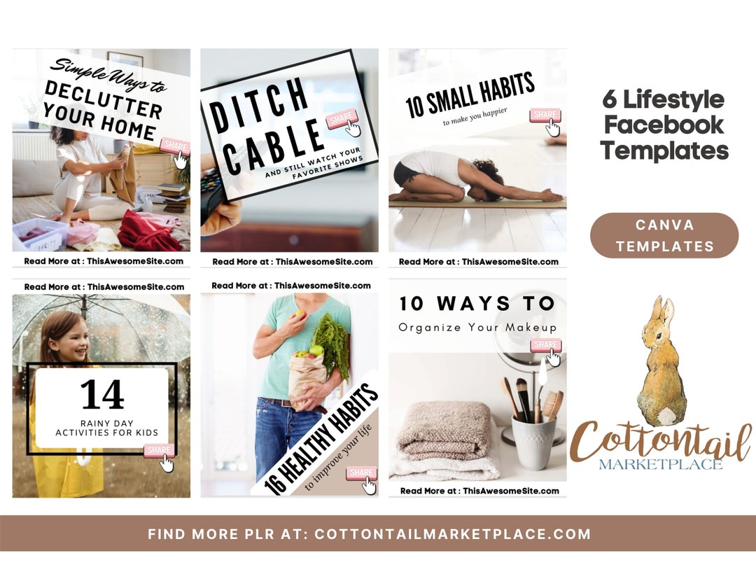 Facebook Template| Canva Template| Blogger Template | Social Media ...