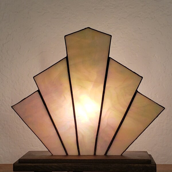 Stained Glass Lamp Stand - Etsy