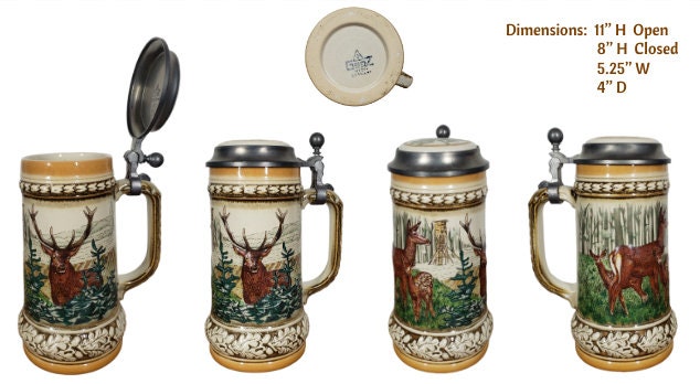 Octoberfest / Vintage Wool Alpen Hat & Vintage Pins / Vintage Elk Beer ...