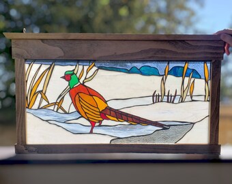 Stained Glass Pheasant - Etsy