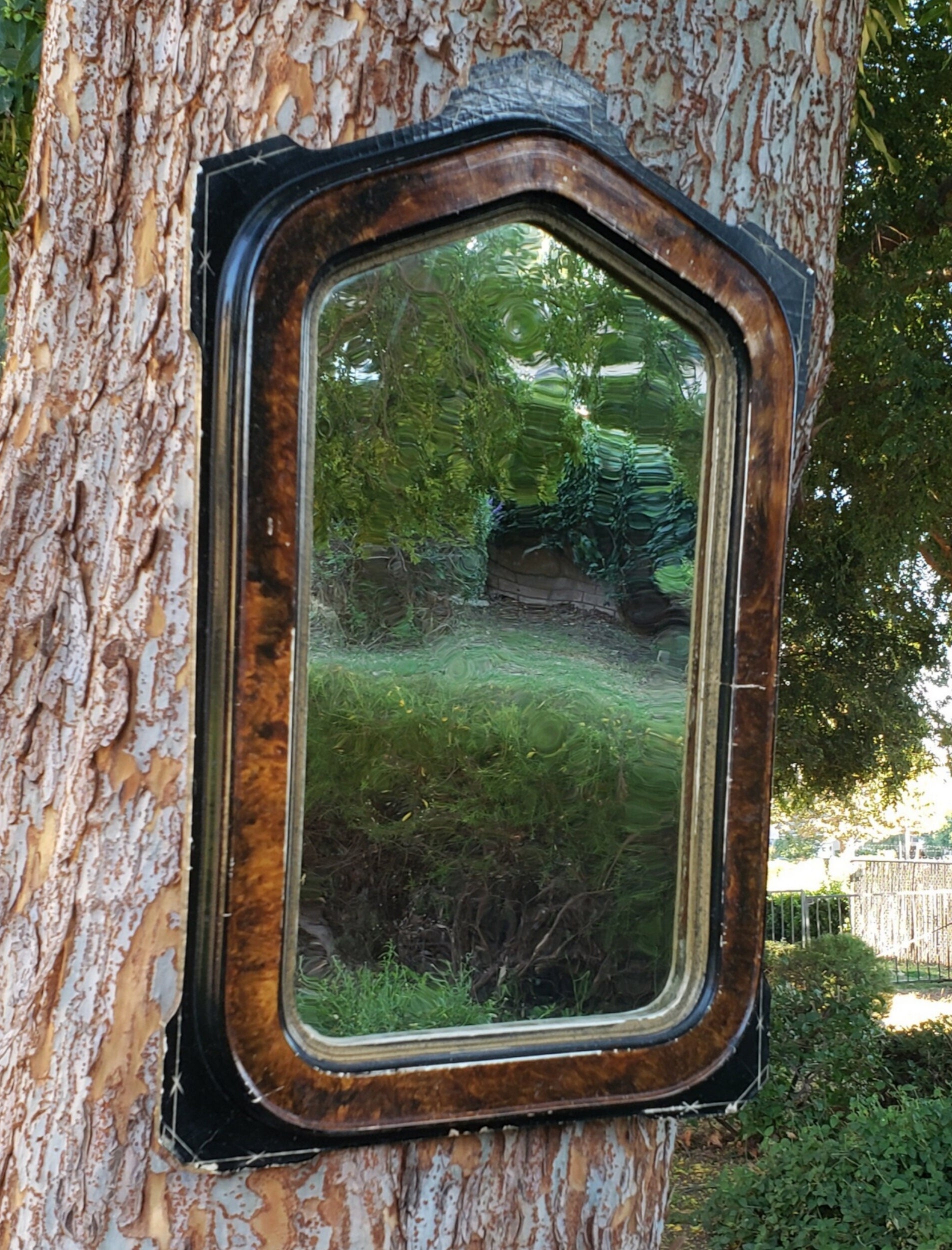 Antique Rustic Wall Mirror / Circa 1870 / Vintage Wood Framed - Etsy