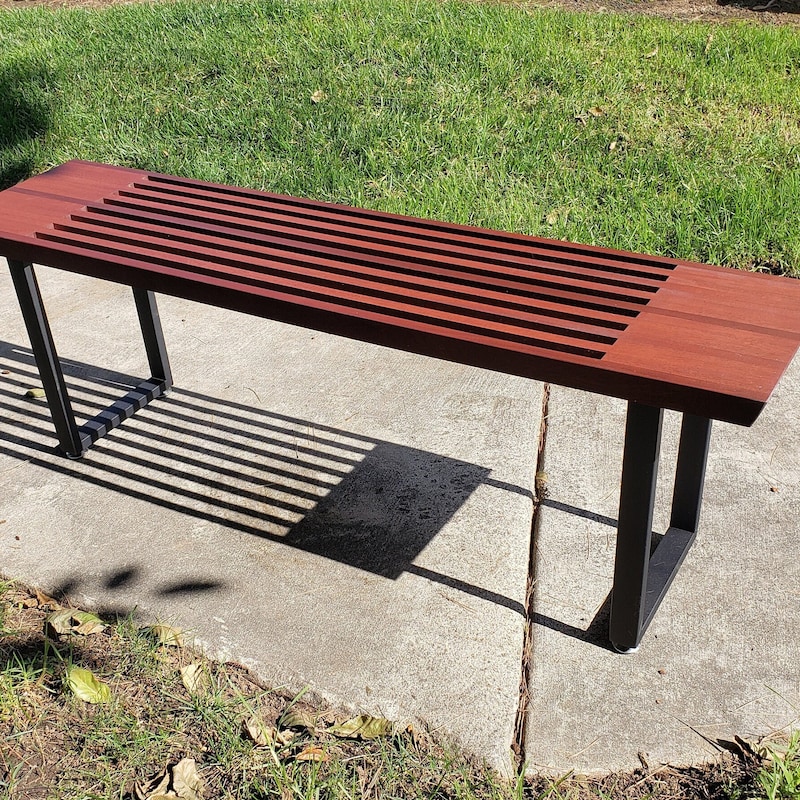 Slat Bench - Etsy
