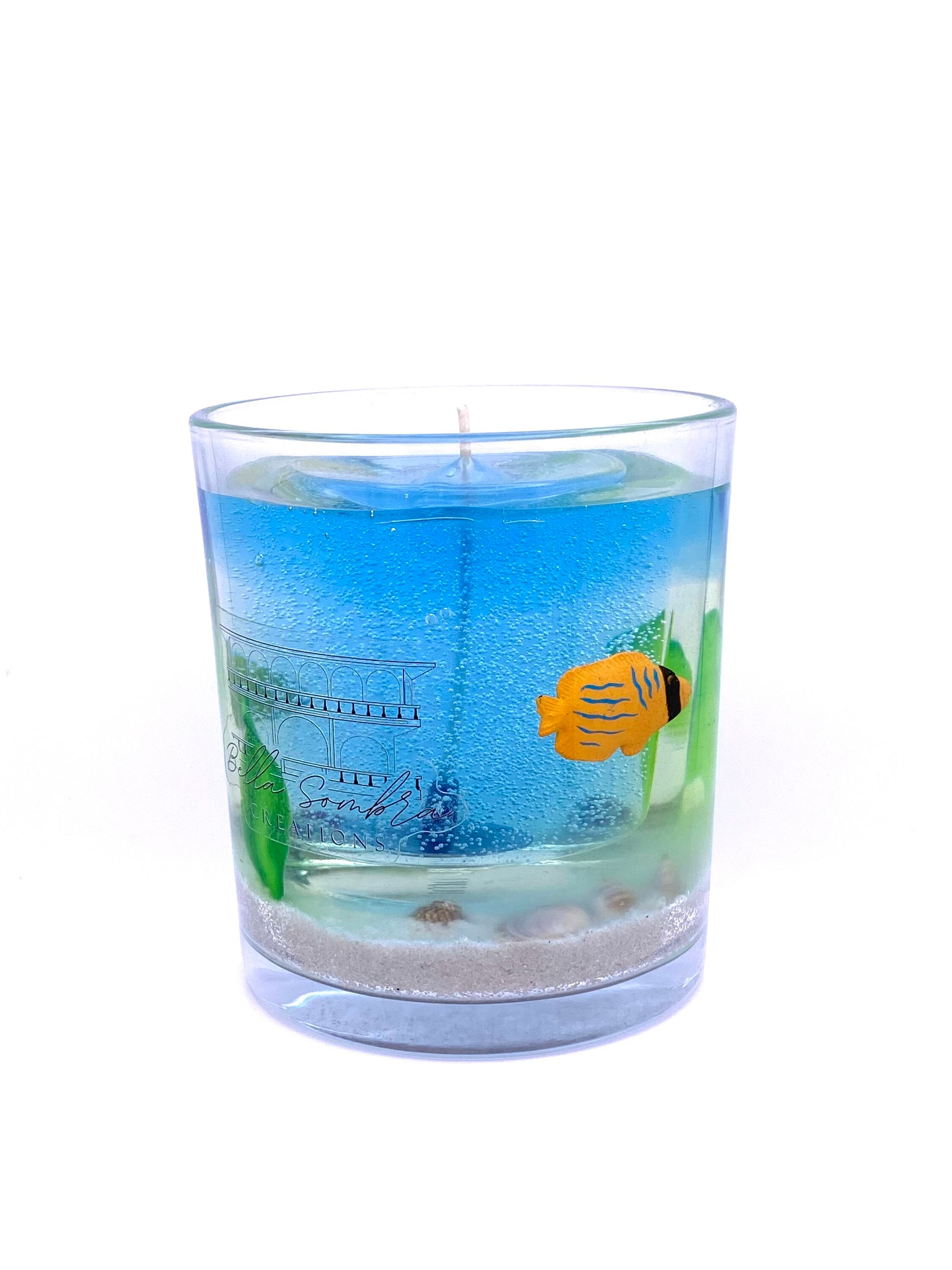 Tropical Fish 10oz Refillable Scented Gel Candle - Etsy