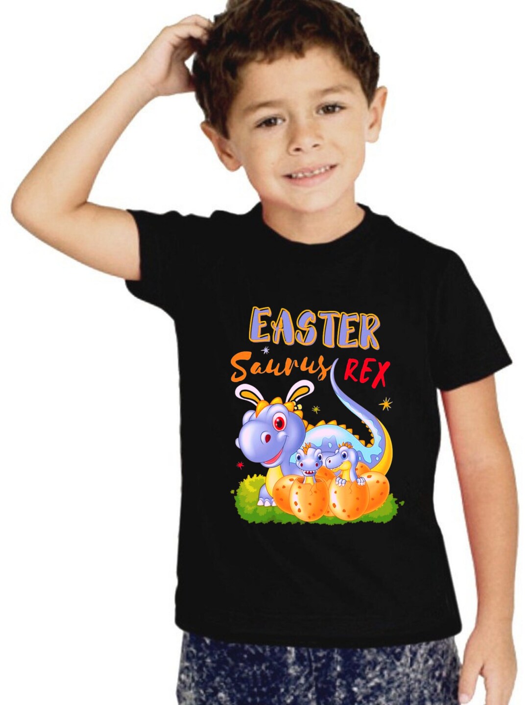 Easter Saurus Rex Coloring Svg Png T Rex Bunny Dino Themed Easter Fun Etsy