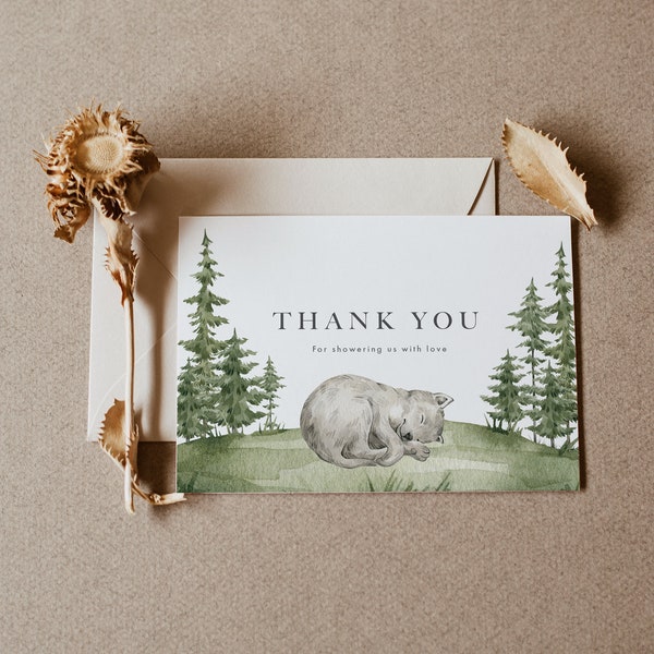 Wolf Thank You Cards - Etsy