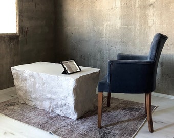 Natural Stone End Table - Etsy