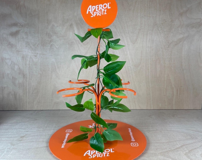 Aperol Spritz Serving Drinks Stand Cocktail Glass Tree Holder Pub ...