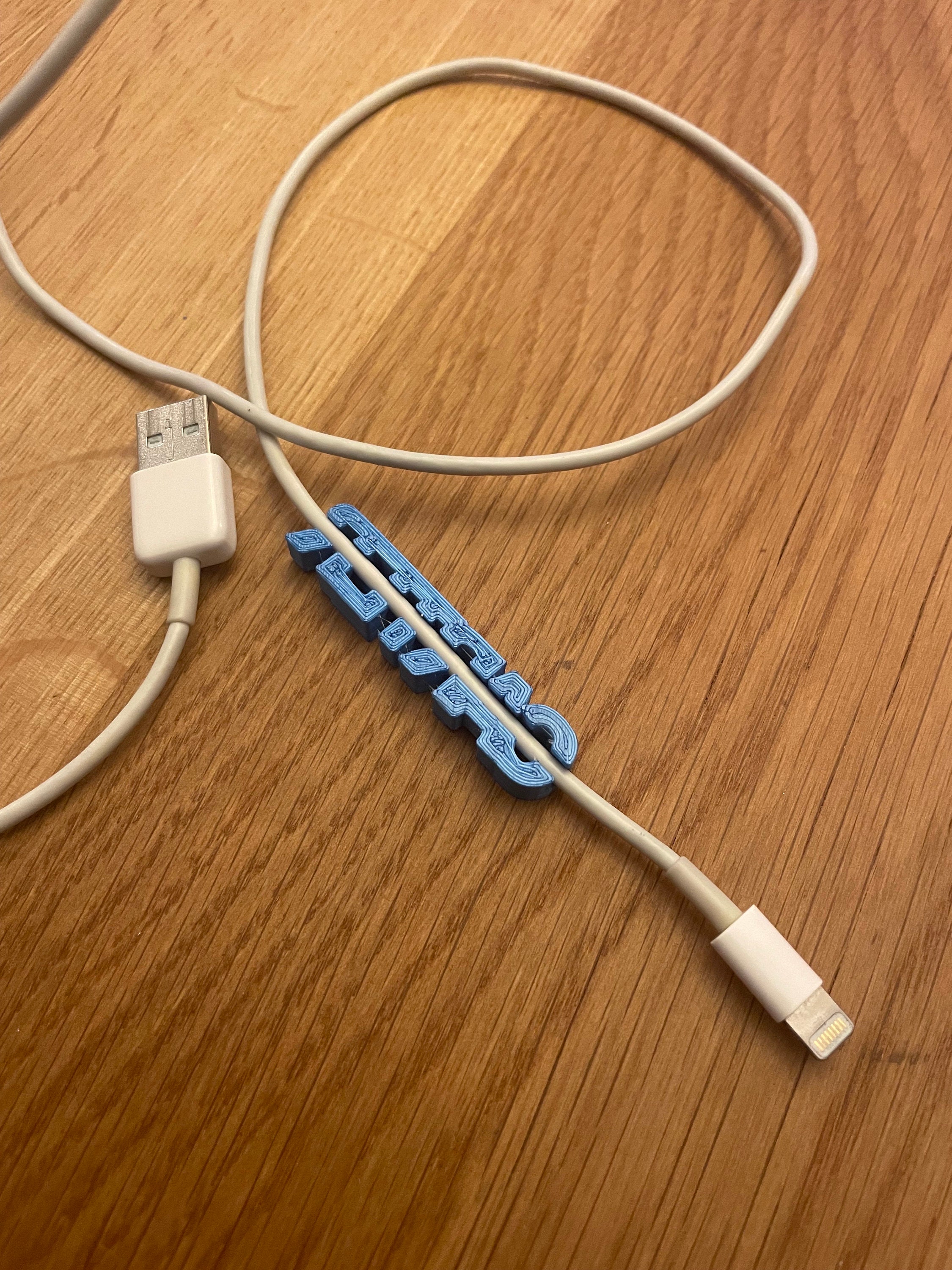 Custom 3D Printed Charger Nametag - Etsy