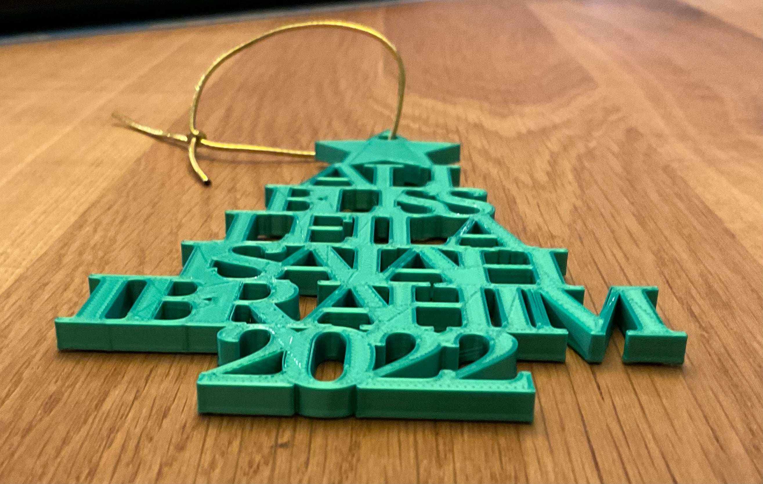 3D Printed Family Tree Ornament - Etsy