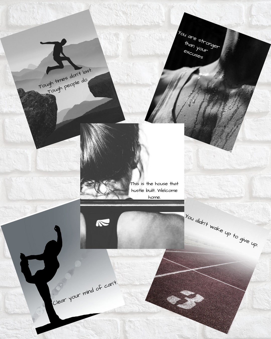 Motivational Fitness Posters - Etsy