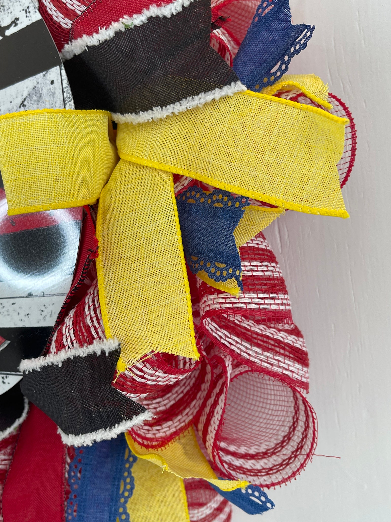 911 Fireman Wreath American Flag Fire Department Emblem - Etsy