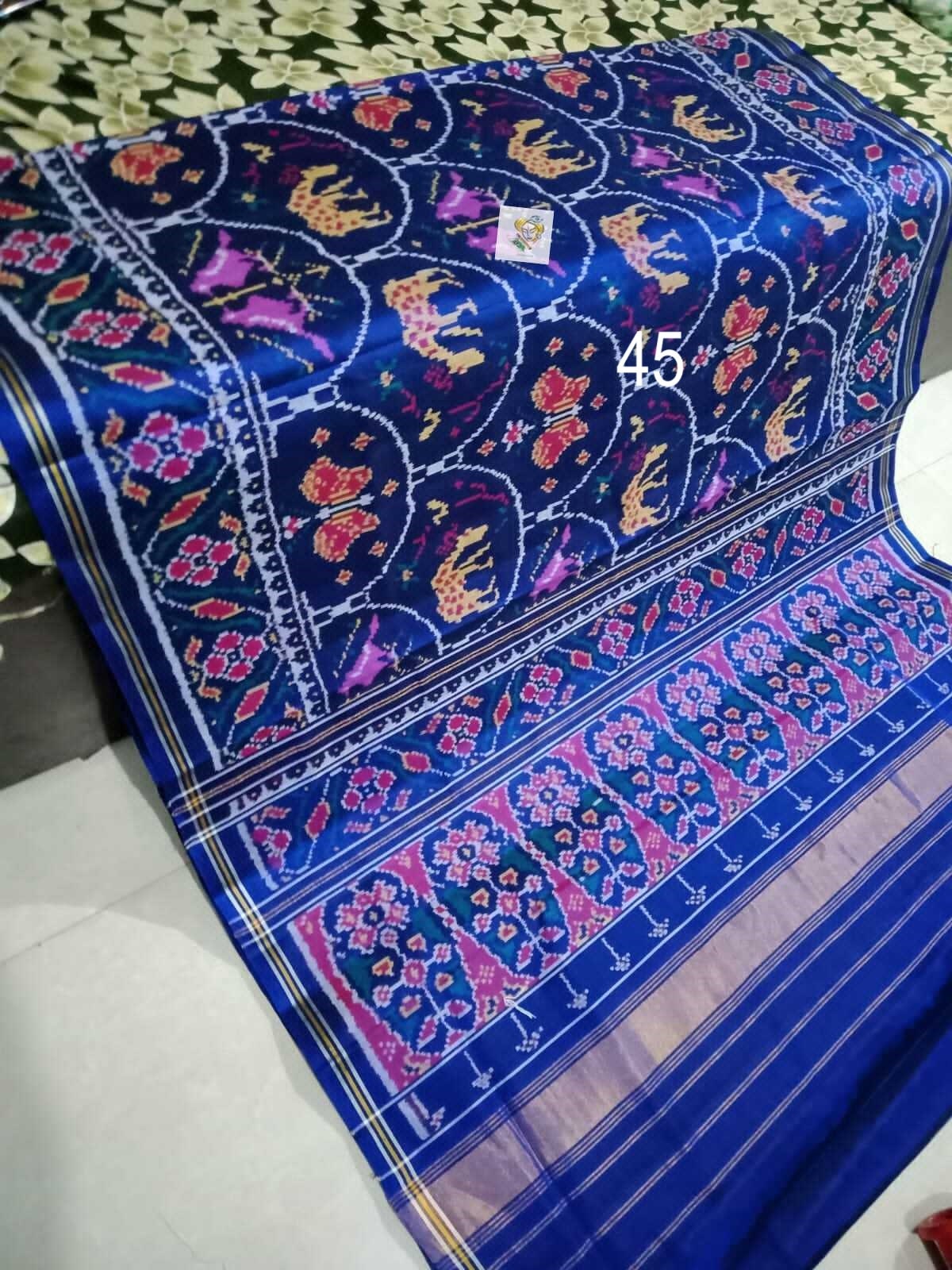 Pure Patan Patola Silk Saree, All Over Patola Design, India's Renown ...