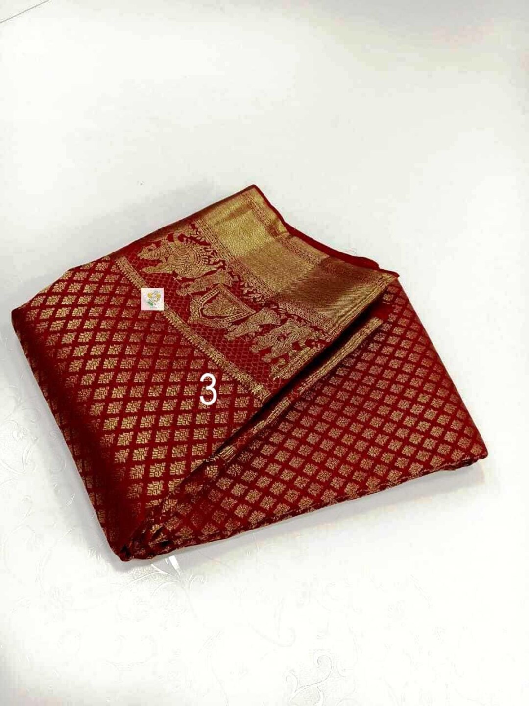 Traditional Kanjeevaram Palki Wedding Saree, 2 Gram Pure Golden Zari ...