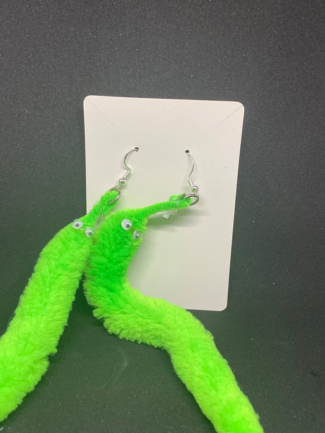 Worm on a String Earrings - Etsy