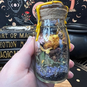 Happiness and Success Spell Jar | Intention and Manifestation Bottle ...