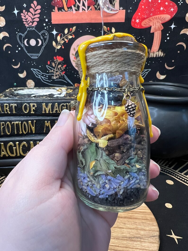 Happiness and Success Spell Jar | Intention and Manifestation Bottle ...