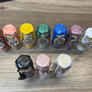 Chakra Spell Jar Set: Handmade Intention Manifestation Bottles - Etsy