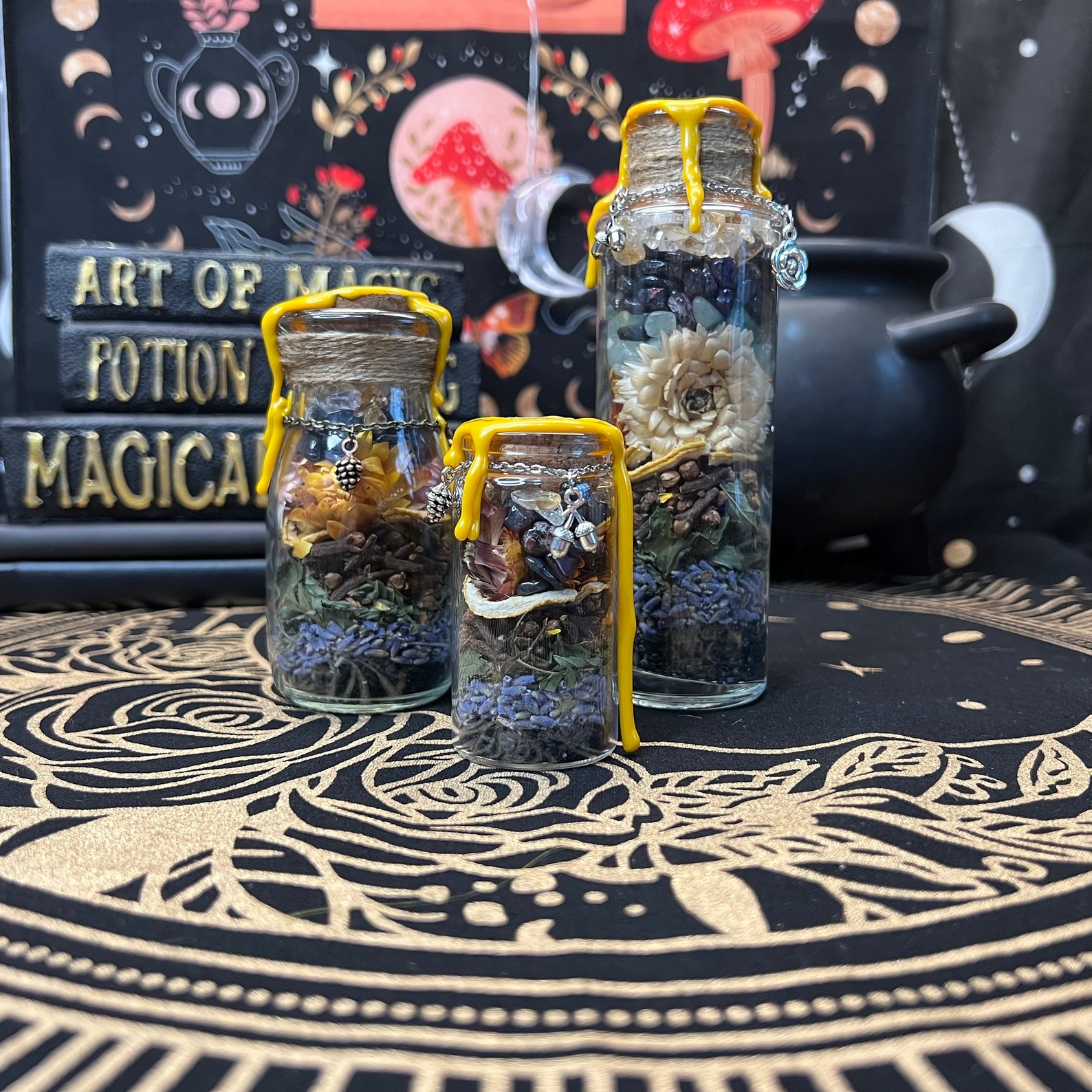 Happiness and Success Spell Jar | Intention and Manifestation Bottle ...