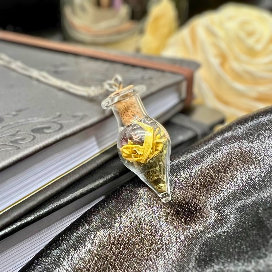 Sunflower Happiness Spell Jewelry | Intention Manifestation Jar ...
