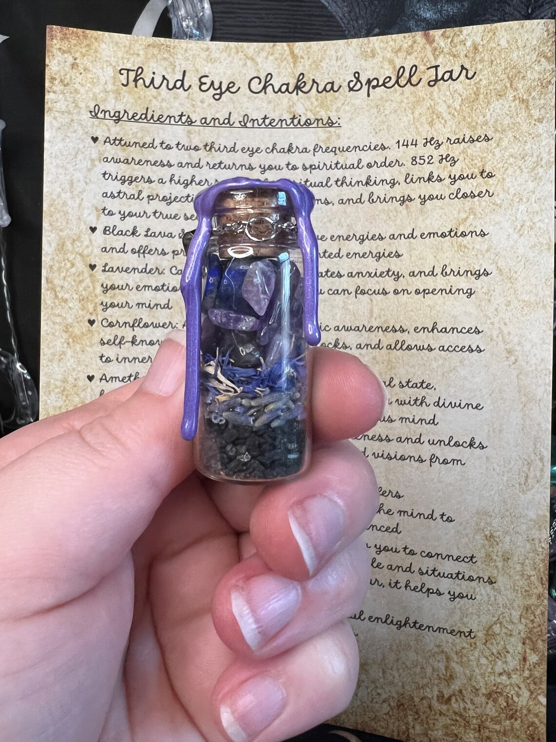 Chakra Spell Jar Set: Handmade Intention Manifestation Bottles - Etsy