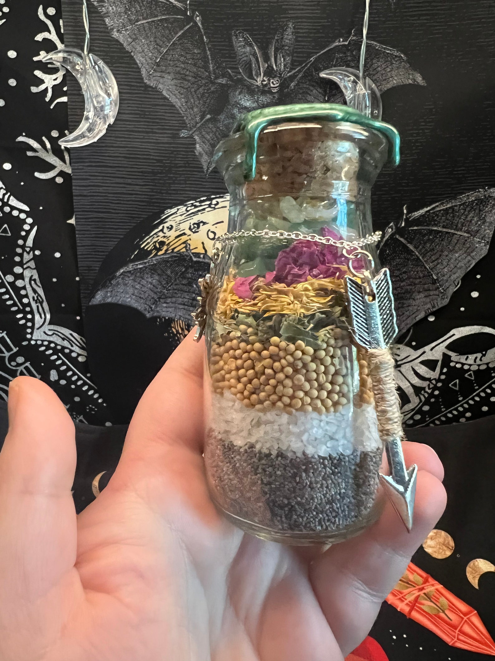 Prosperity Spell Jar: Handcrafted Abundance Intention Bottle - Etsy