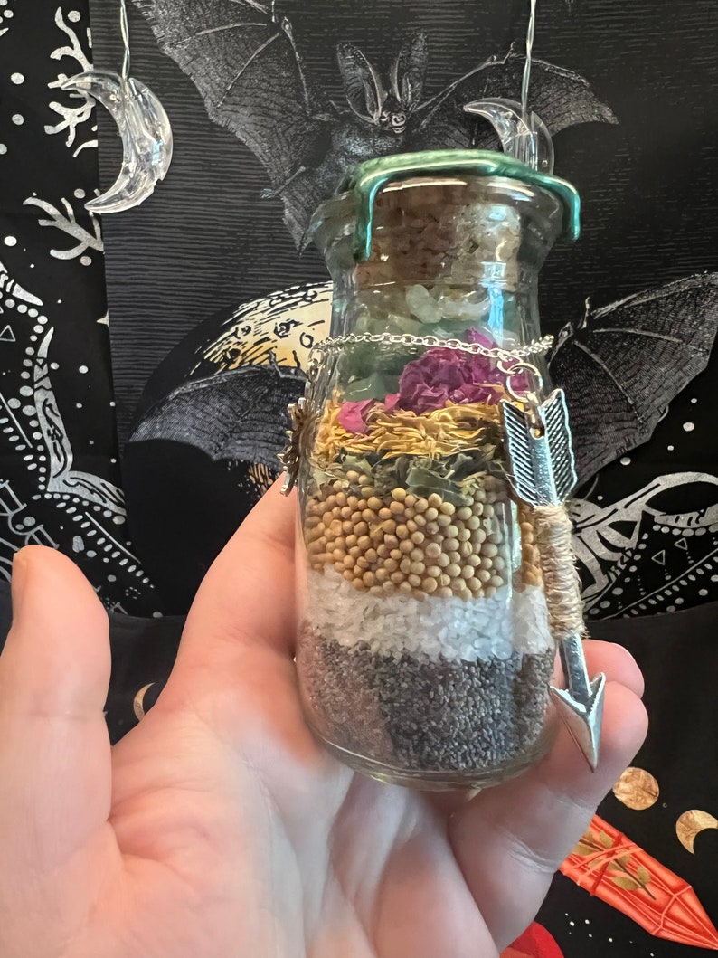 Prosperity Spell Jar: Handcrafted Abundance Intention Bottle - Etsy