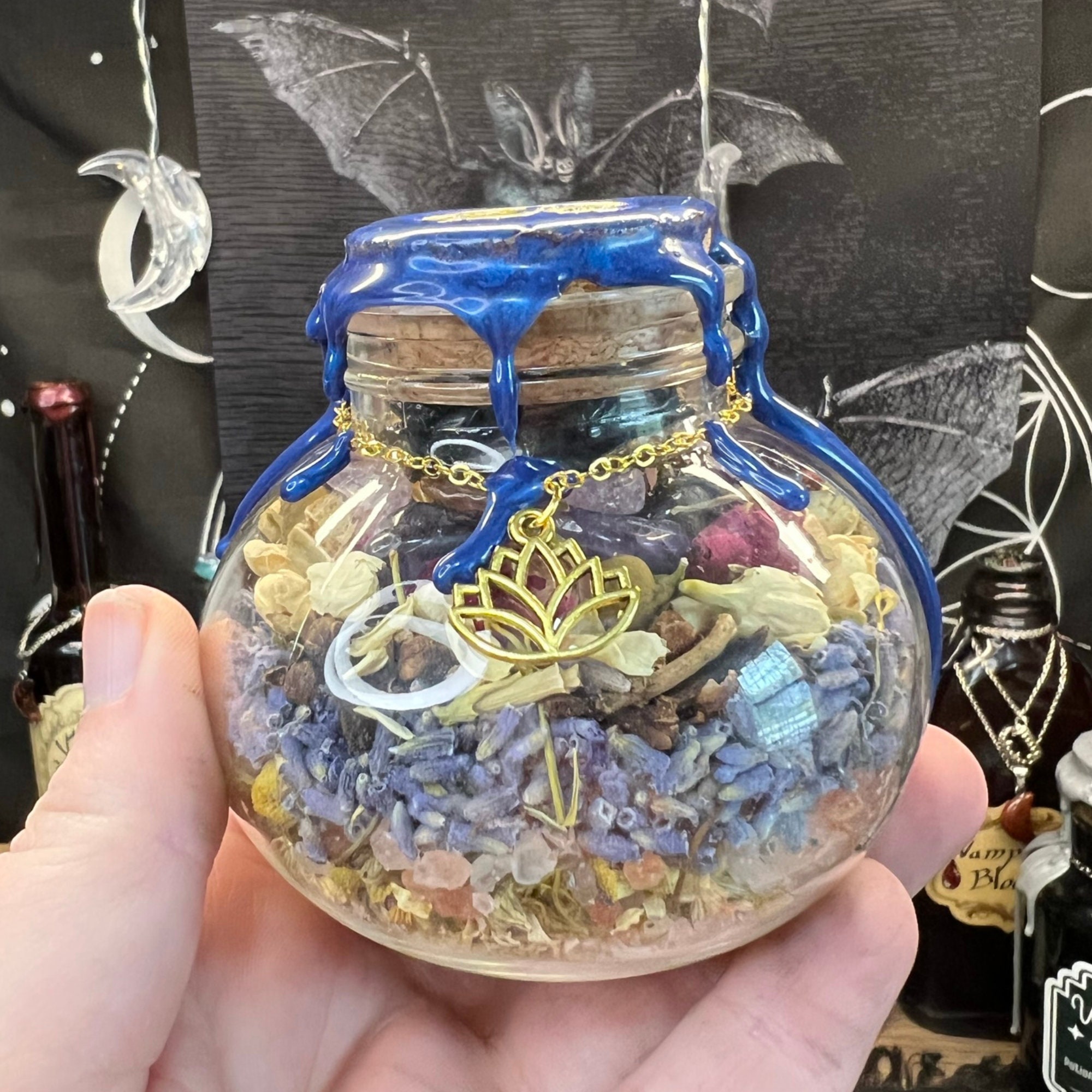 Peace & Calm Spell Jar: Anti-anxiety Intention Bottle - Etsy
