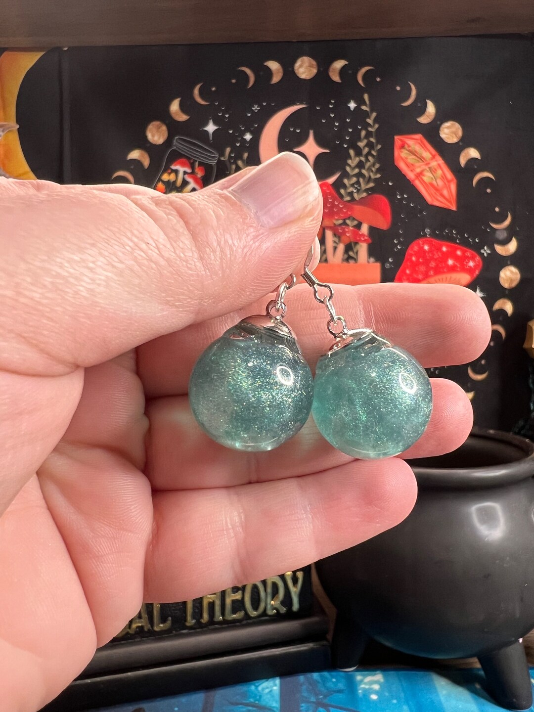 Mermaid Pearl Jewelry: Whimsical Fairy Dust Fidget Globes - Etsy