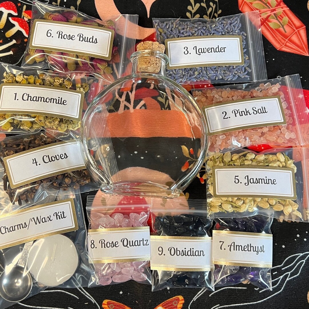 Peace & Calm Spell Jar Kit: Anti-anxiety Manifestation Bottle - Etsy