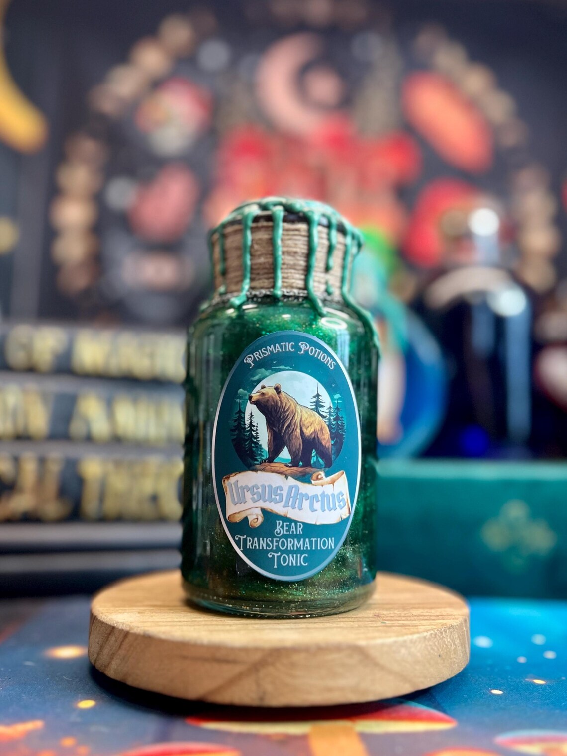 Bear Transformation Tonic | Sensory Fidget Potion, Forest Decor - Etsy