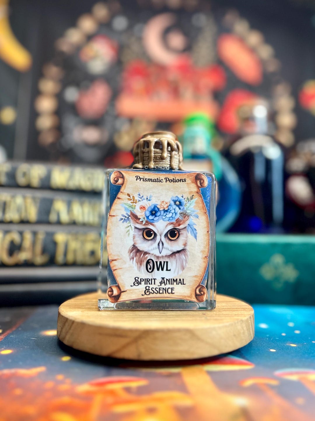 Owl Spirit Animal Essence Potion: Intuition & Wisdom Fidget Bottle - Etsy