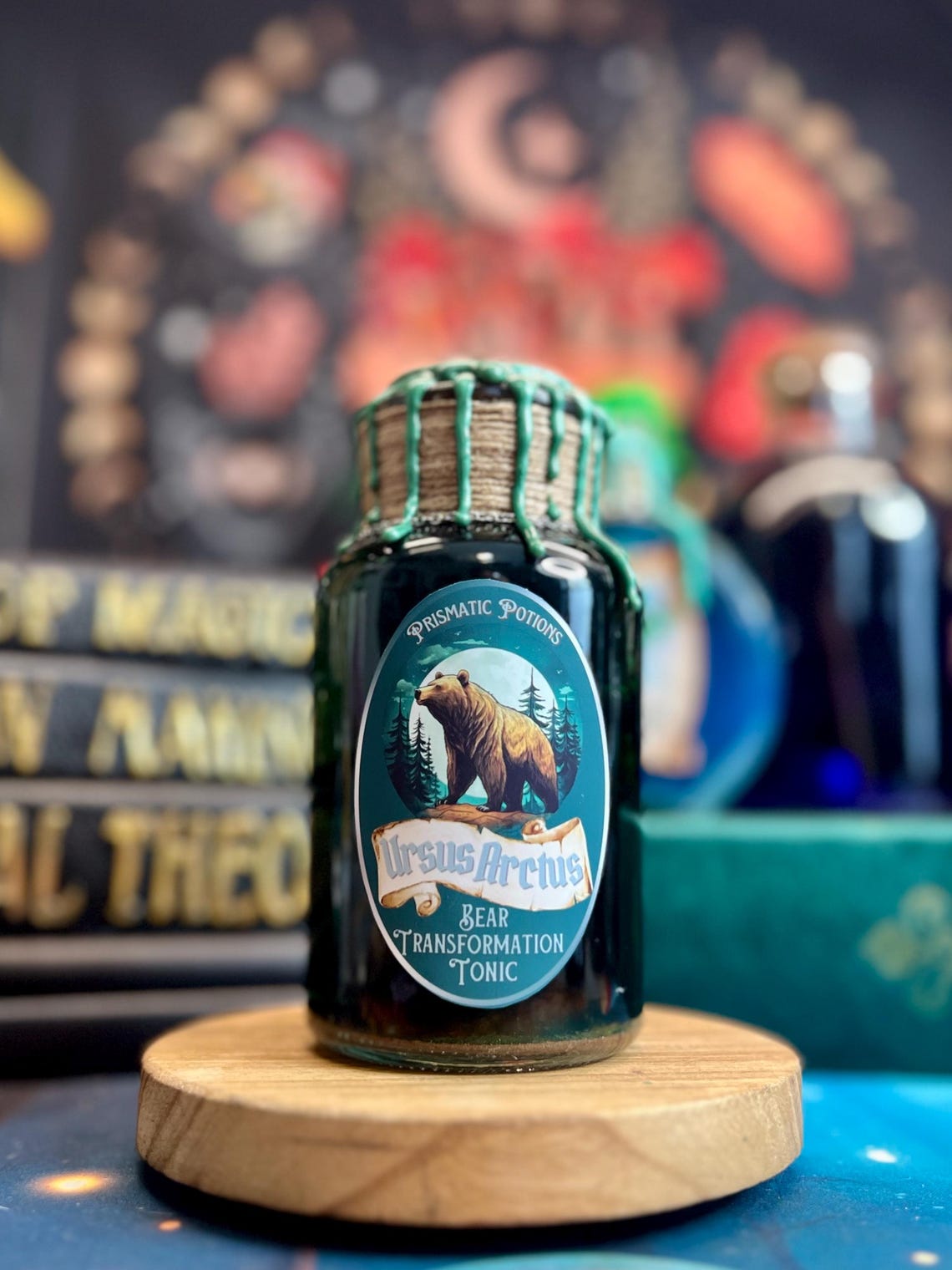 Bear Transformation Tonic | Sensory Fidget Potion, Forest Decor - Etsy