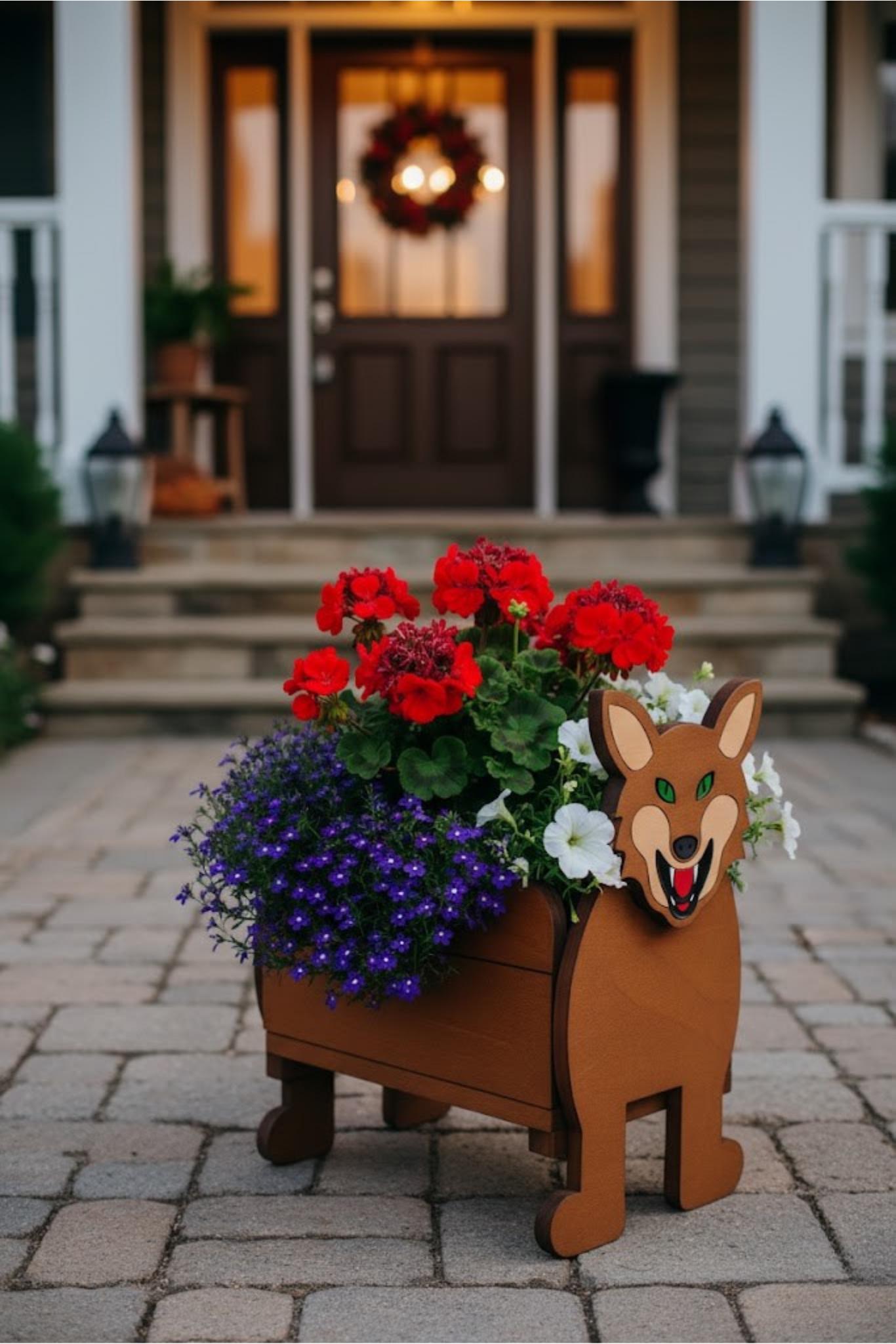DIY Fox Planter Template (PDF) – Step-by-step Guide for Handmade Garden ...