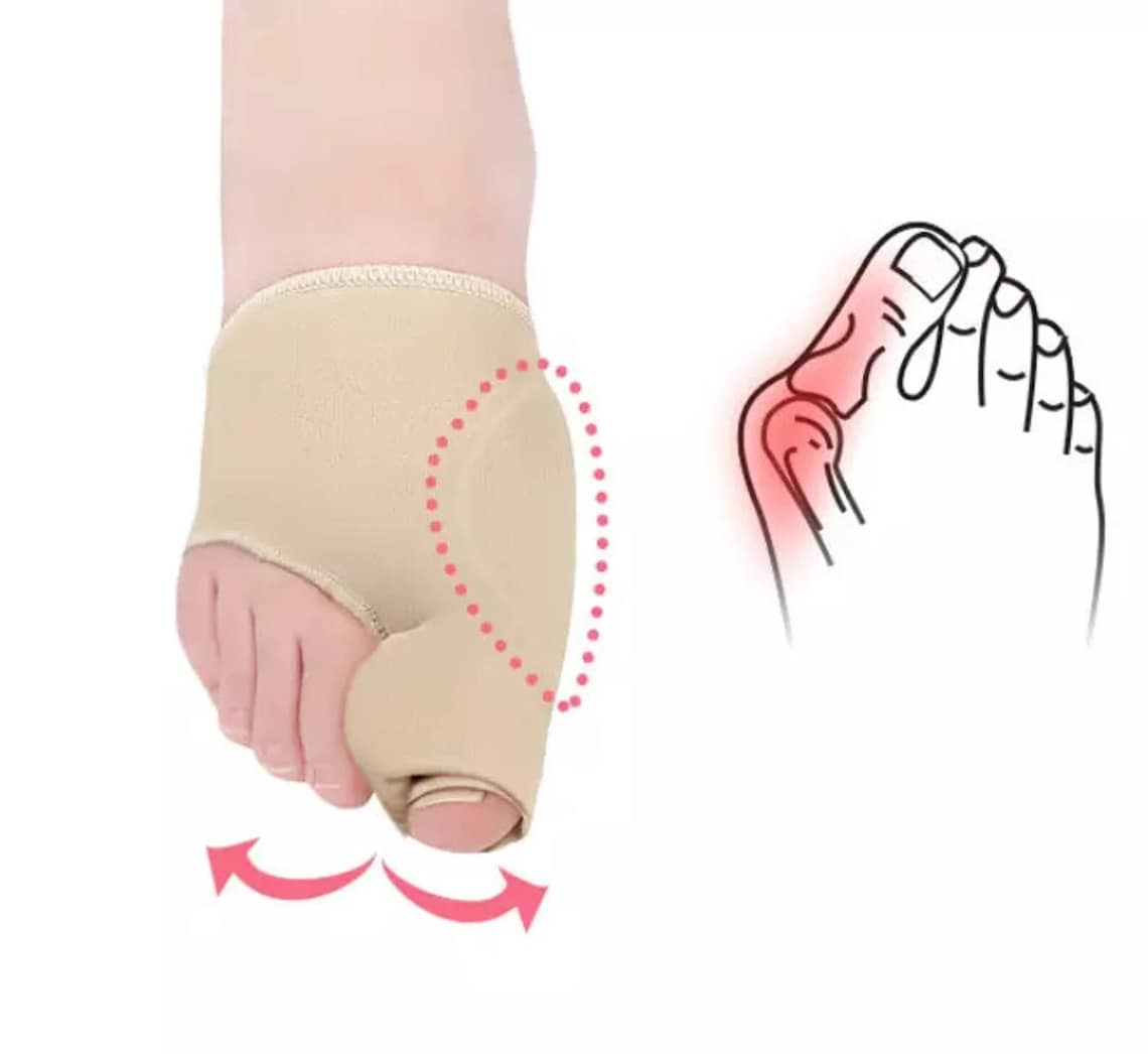 1 Pair Big Toe Protectors, Foot Bunion Corrector,gel Socks, Insole ...