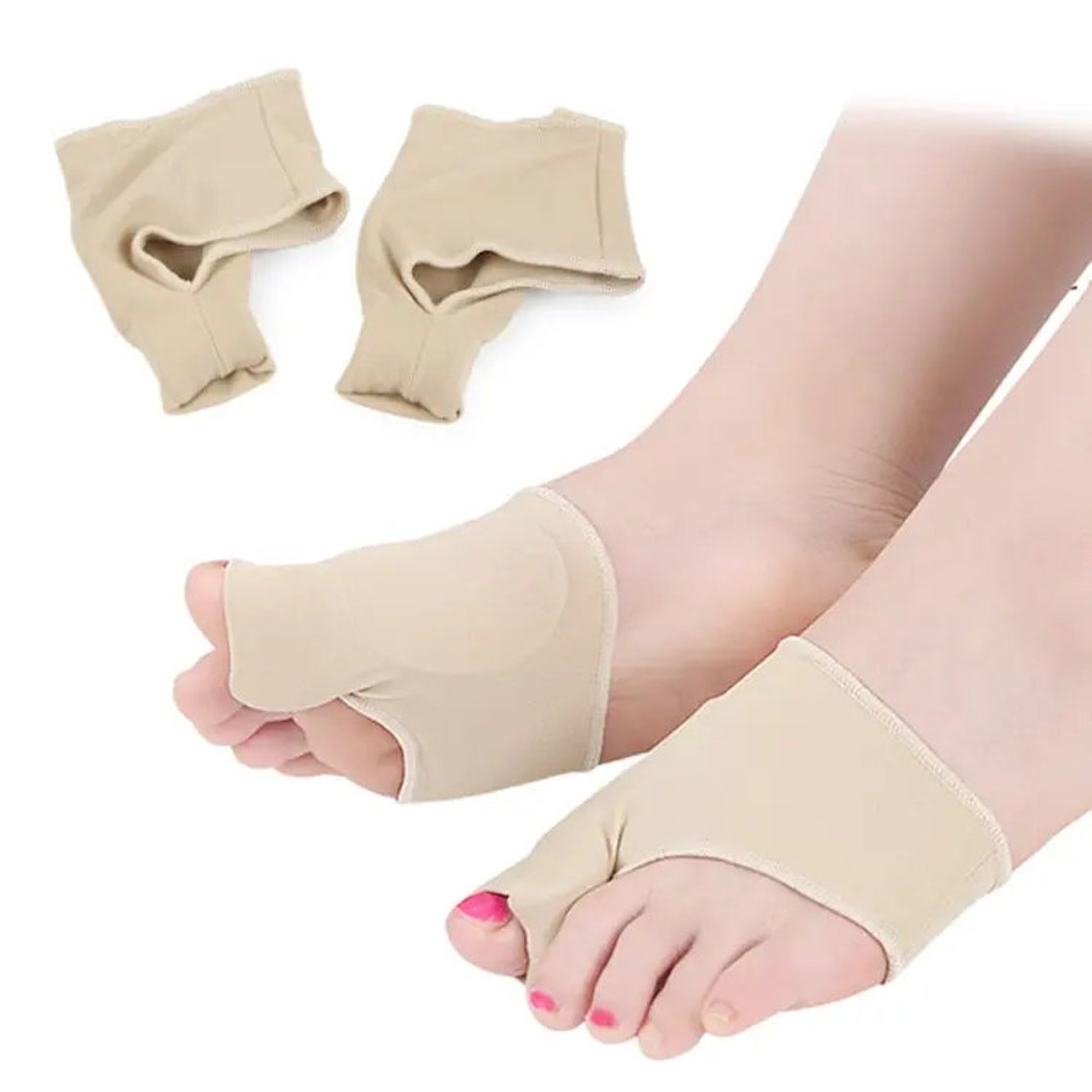 1 Pair Big Toe Protectors, Foot Bunion Corrector,gel Socks, Insole ...