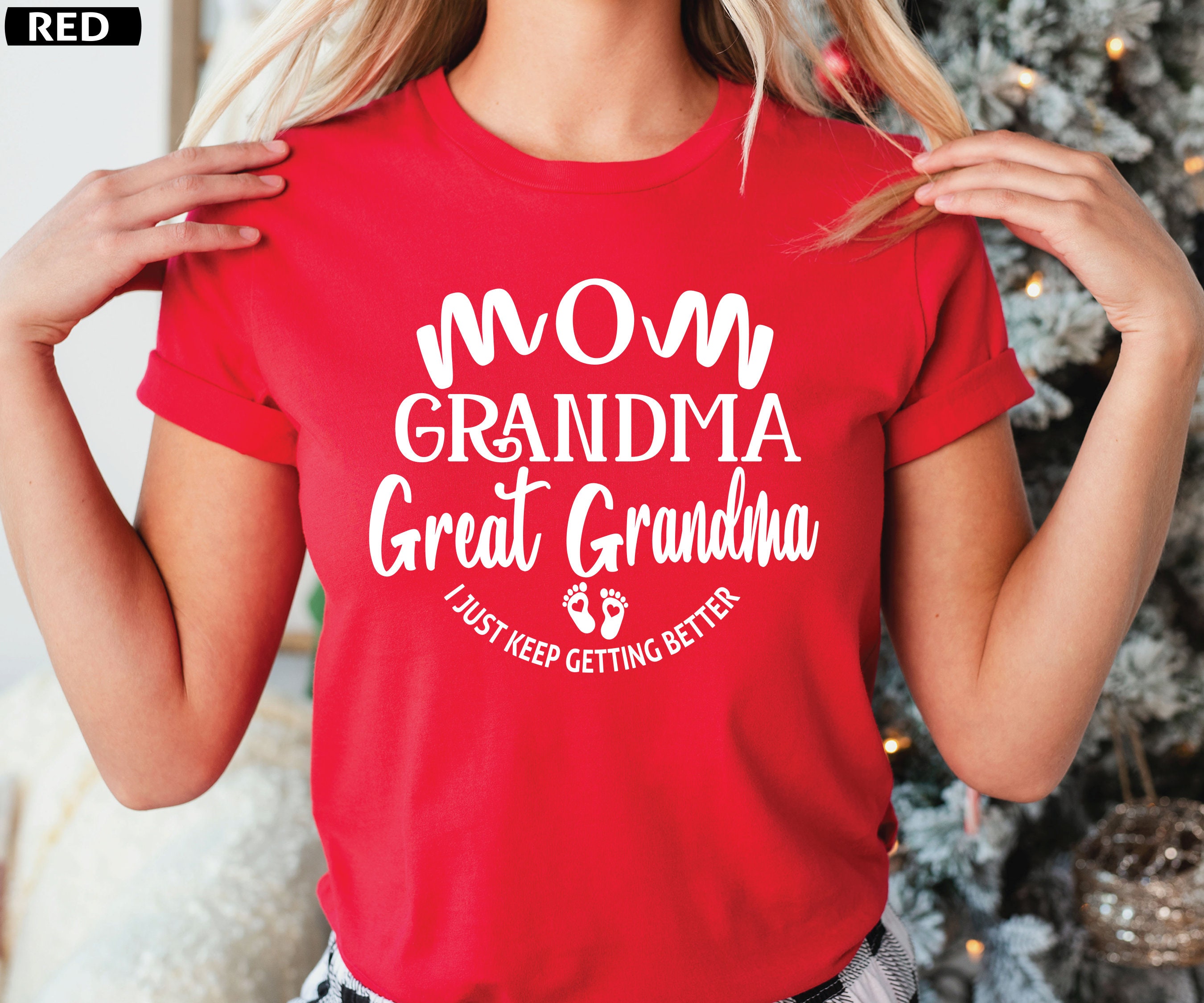 Mom Grandma Great-grandma Shirt Mothers Day Shirt Grandma - Etsy