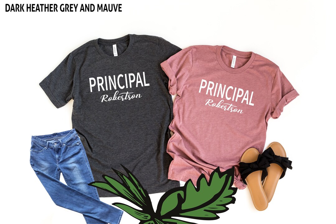 Principal Shirt, Custom Names Principal Shirt, Principal Gift ...