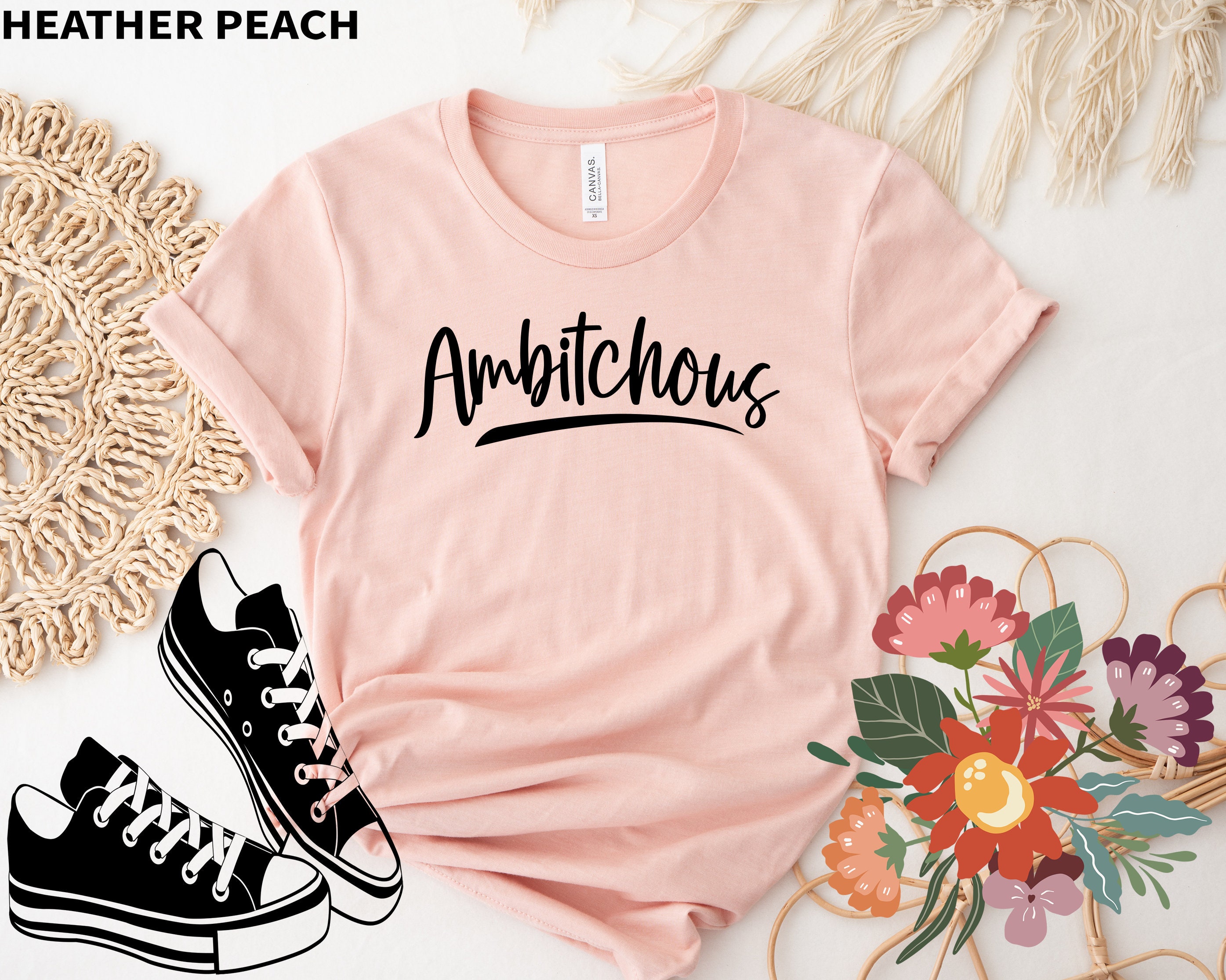 Ambitchous Shirt Ambitious Women Empowerment Motivational Shirt, Self ...