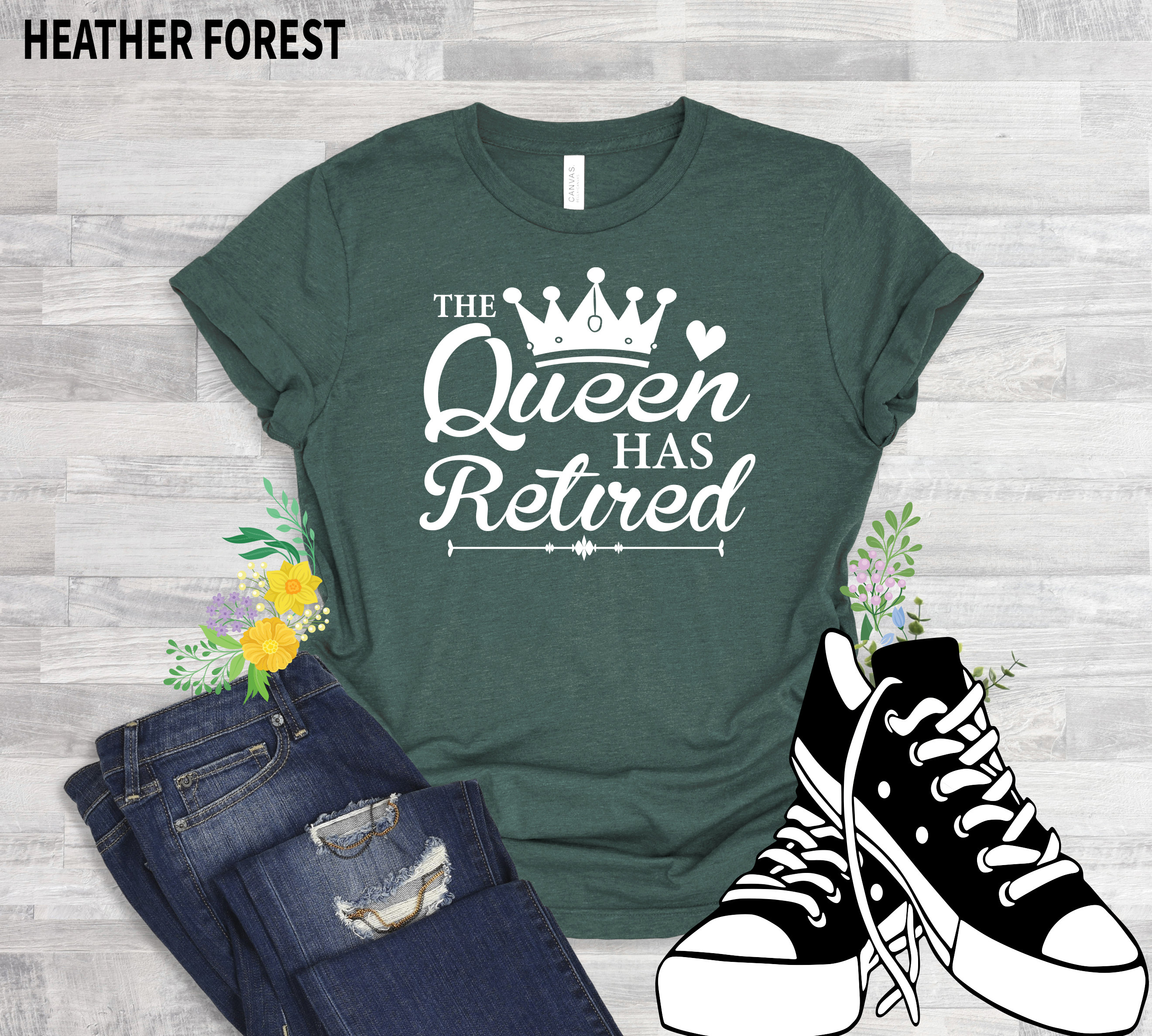 The Queen Has Retired Shirt, Retirement Gift, Retired Shirt, Queen ...