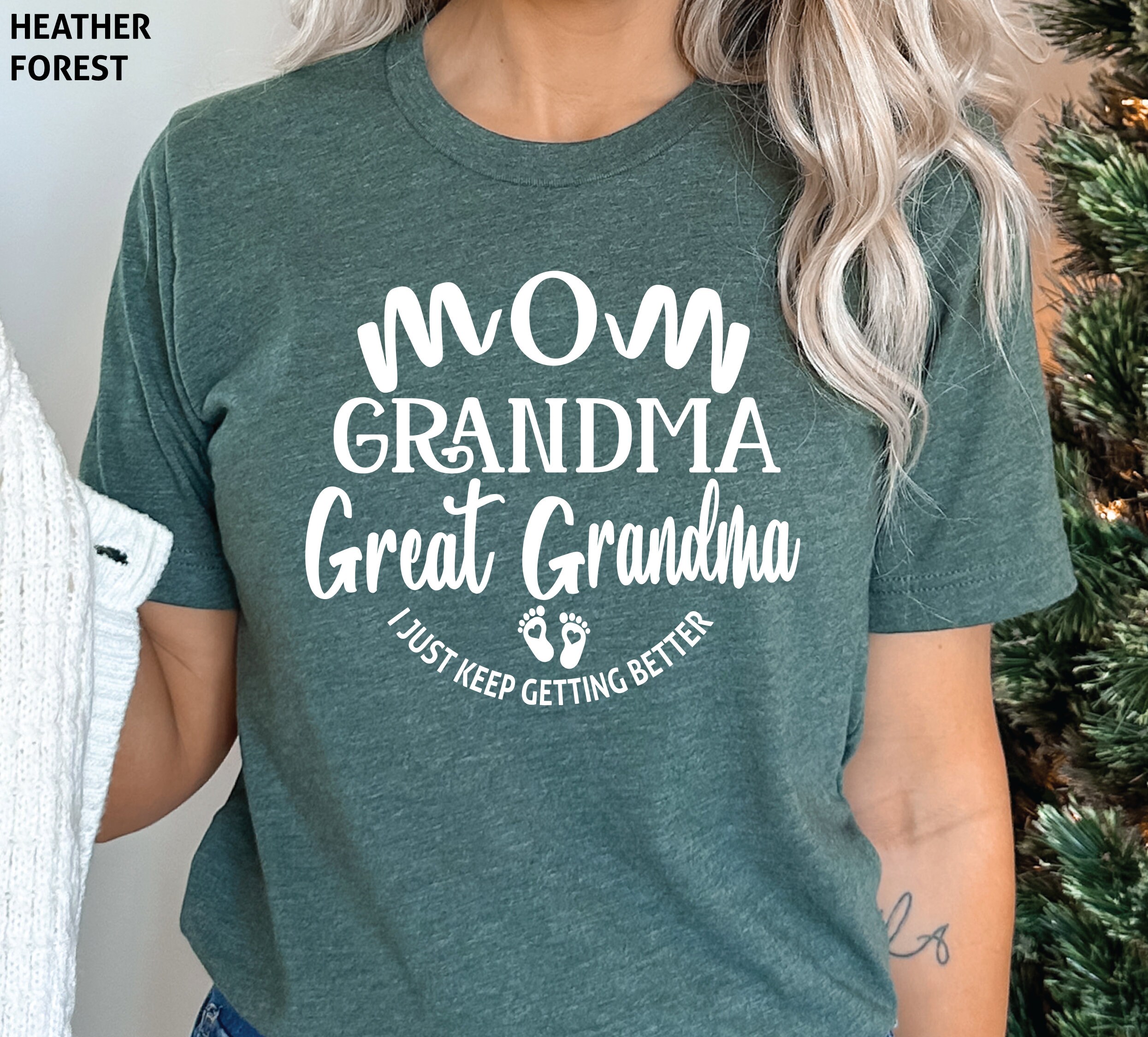 Mom Grandma Great-grandma Shirt Mothers Day Shirt Grandma - Etsy