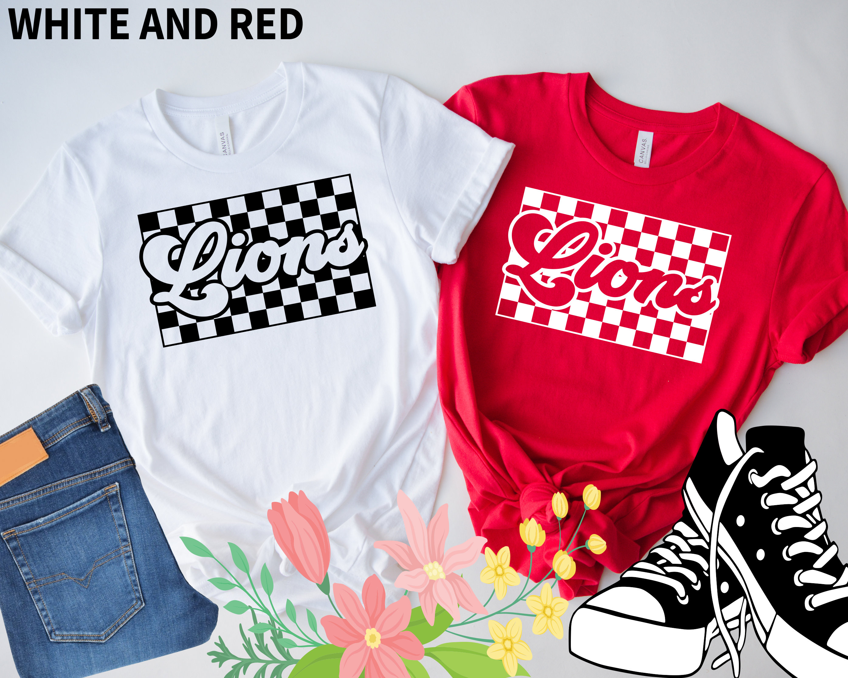 Lions Team Shirt Lion Team Mascot Shirt Lions Football Tee - Etsy