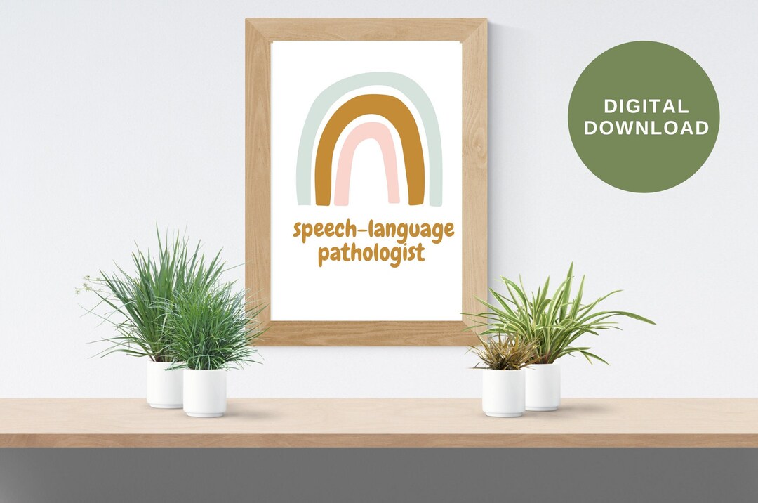 Speech Therapy Room Decor | Speech Room Decor | SLP Gift | SLP Decor ...