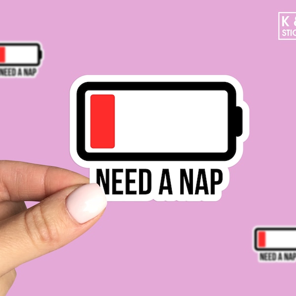 Funny Battery Sticker - Etsy